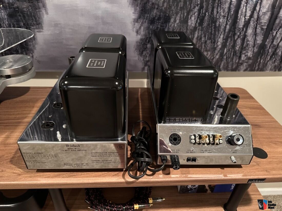 McIntosh MC75 mono amplifiers Photo #4812692 - US Audio Mart