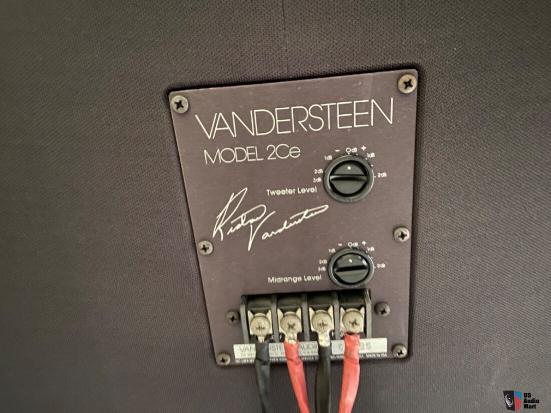 Vandersteen 2CE Signature Black/Black in Los Angeles Photo #4813978 ...