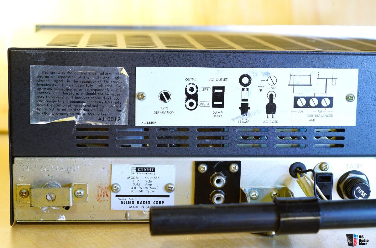 Knight Kni 285 Tube Stereo FM Tuner Photo #4814855 - US Audio Mart