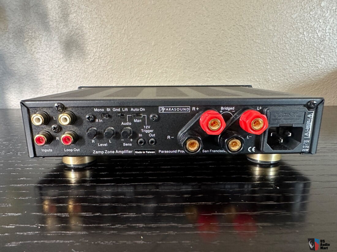 Parasound Zamp V.2 Zone Amplifier 45W per Channel Black Excellent ...