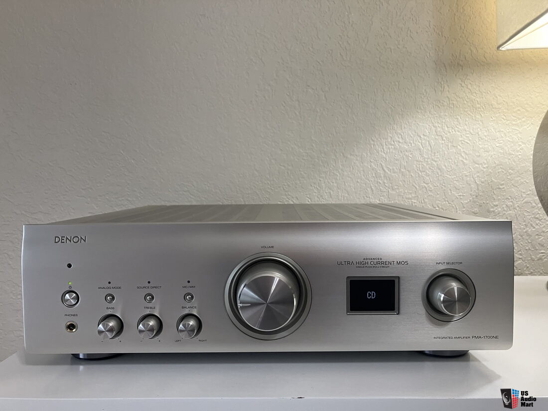 Denon PMA-1700NE Stereo Integrated Amplifier Silver Photo #4815803 - US ...