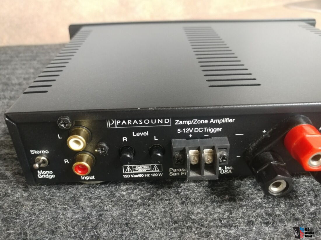 Parasound ZAMP ZONE Amplifier - 2 Channel Amp 30W/ch 8 ohms 45W/ch 4 ...