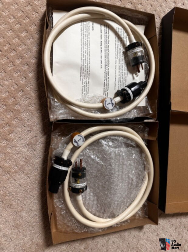 1,5M pair Ocellia Reference handmade silver power cable Photo #4817506 ...