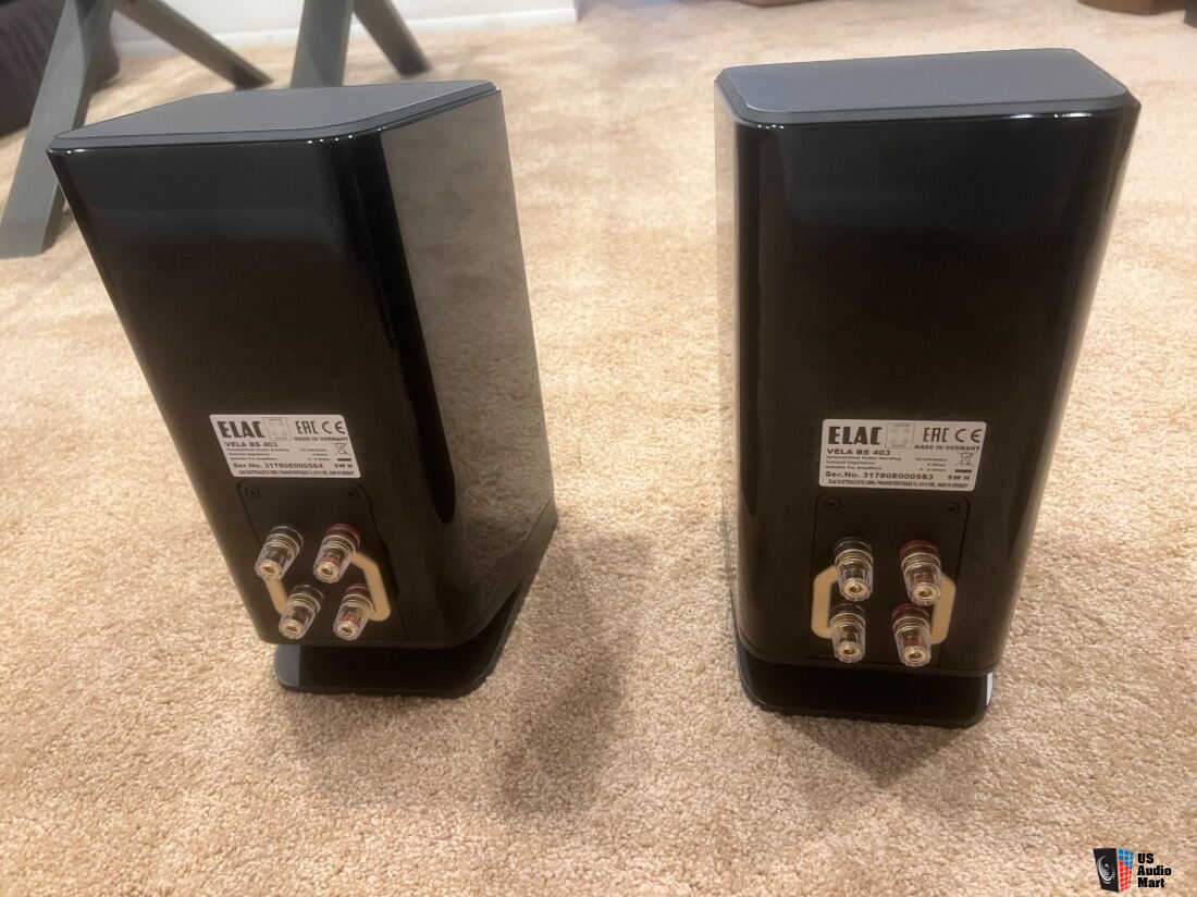 Elac Vela BS 403 High Gloss Black Photo #4824310 - US Audio Mart
