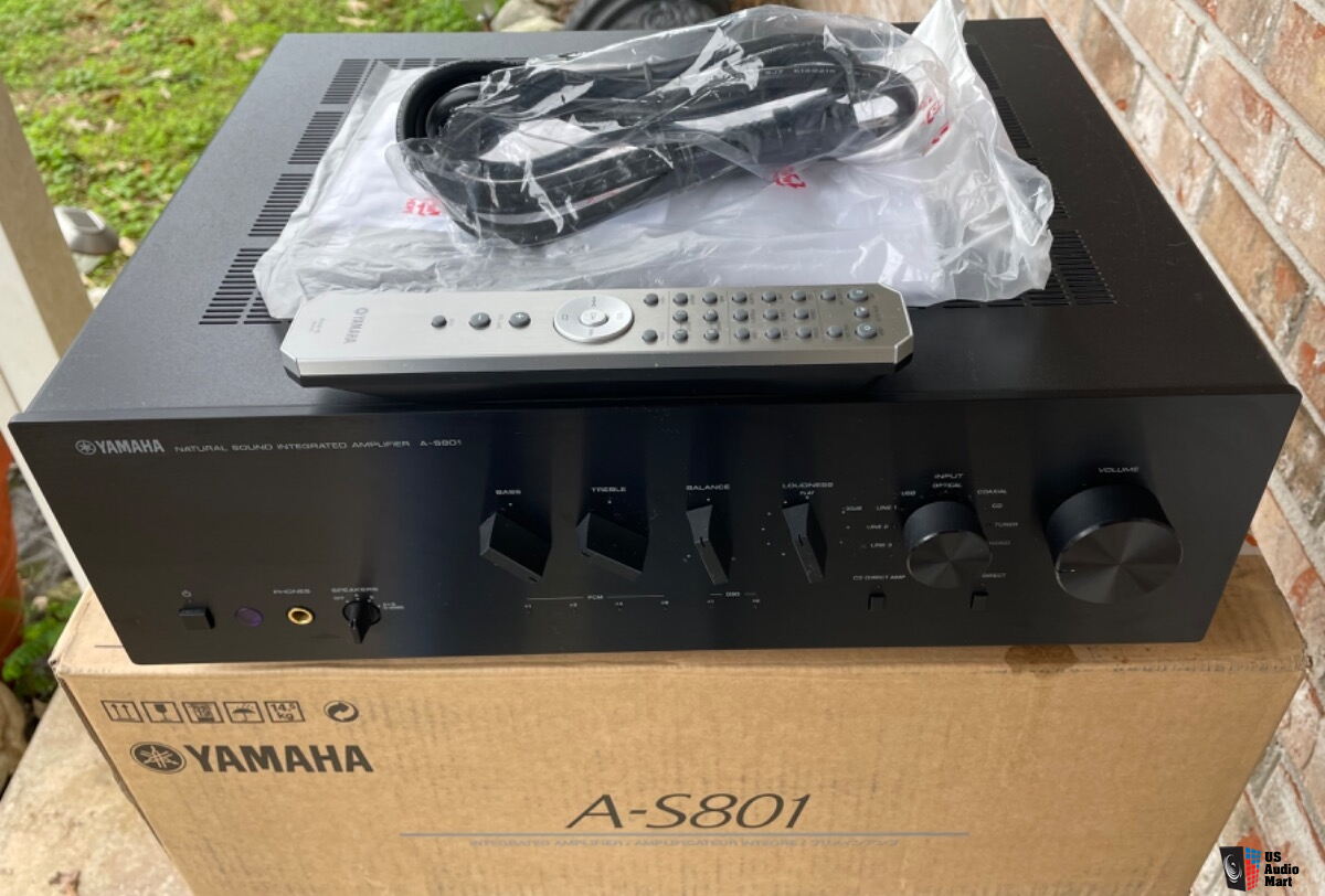 Yamaha A-S801 integrated amplifier purchased June 2023 Photo #4824405 ...