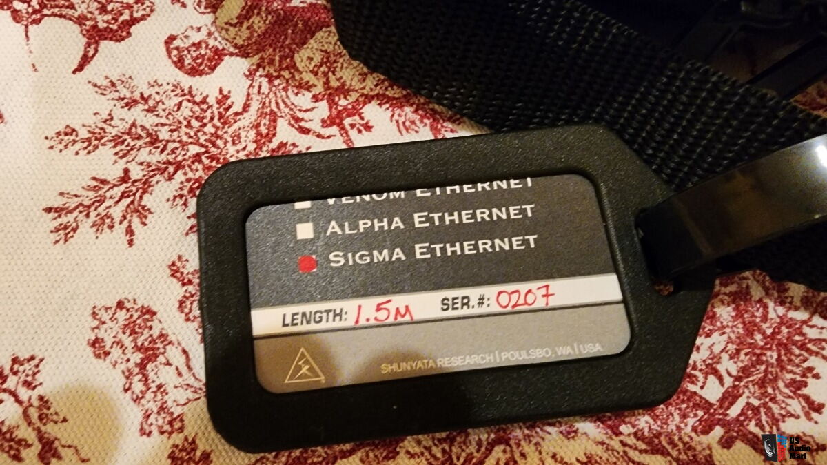 Shunyata Sigma Ethernet Cable Photo #4824796 - US Audio Mart