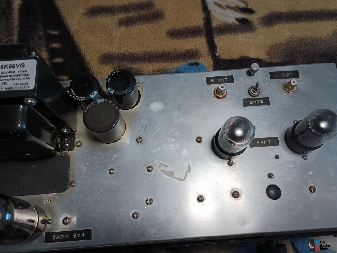 Tom Tutay, (Transition audio) 6sn7 Pre-amp Tube rectified, 2in 2 out ...