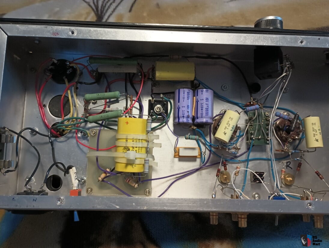 Tom Tutay, (Transition audio) 6sn7 Pre-amp Tube rectified, 2in 2 out ...