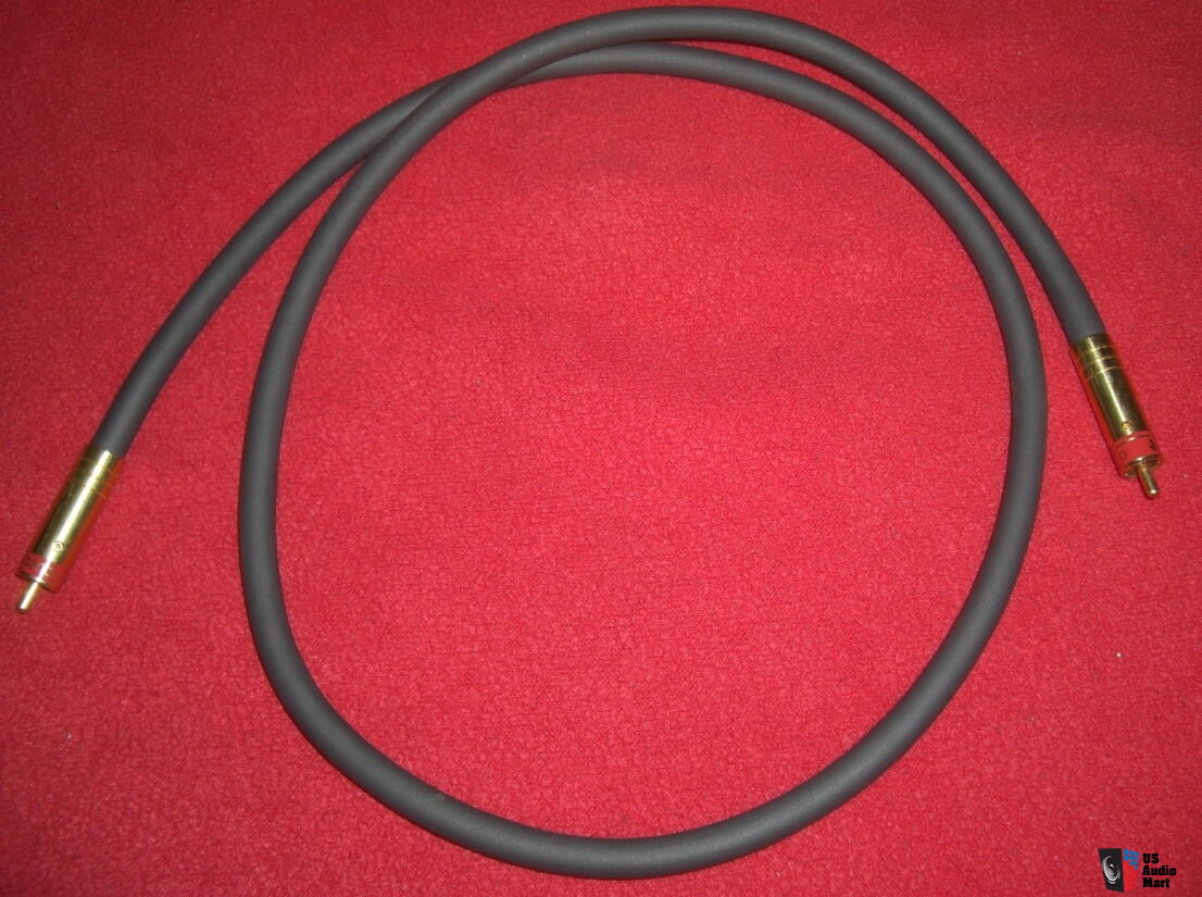AudioQuest Digital Pro Pure Silver 75 OHM Coaxial Interconnect *1 Meter ...