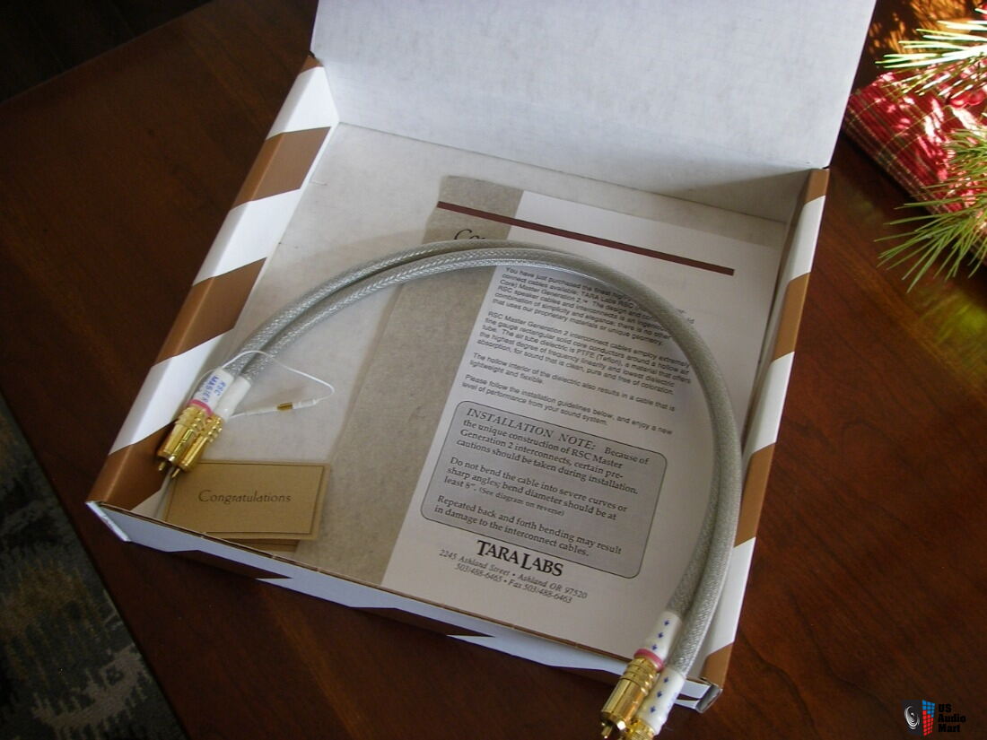 Tara Labs RSC Master Generation II RCA Interconnects (.6 meters) Photo ...