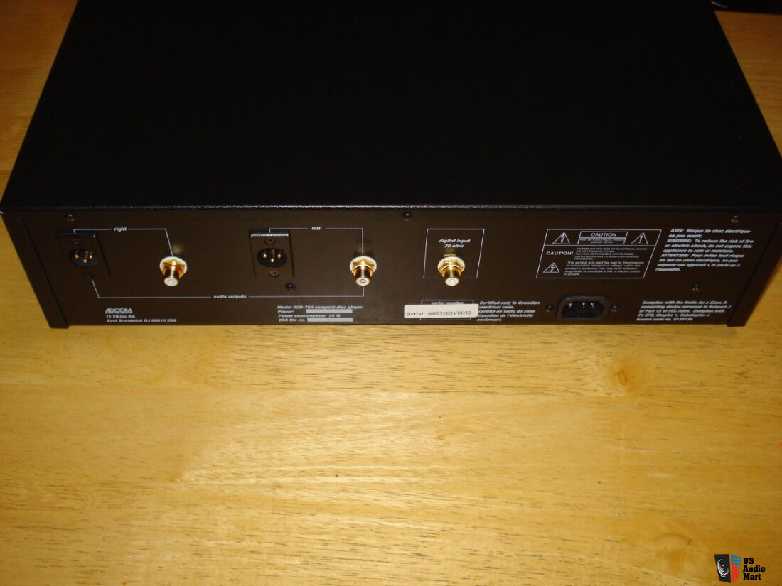 Adcom GCD-750 HDCD Audiophile Player ORIGINAL OWNER Photo #4829254 - US ...