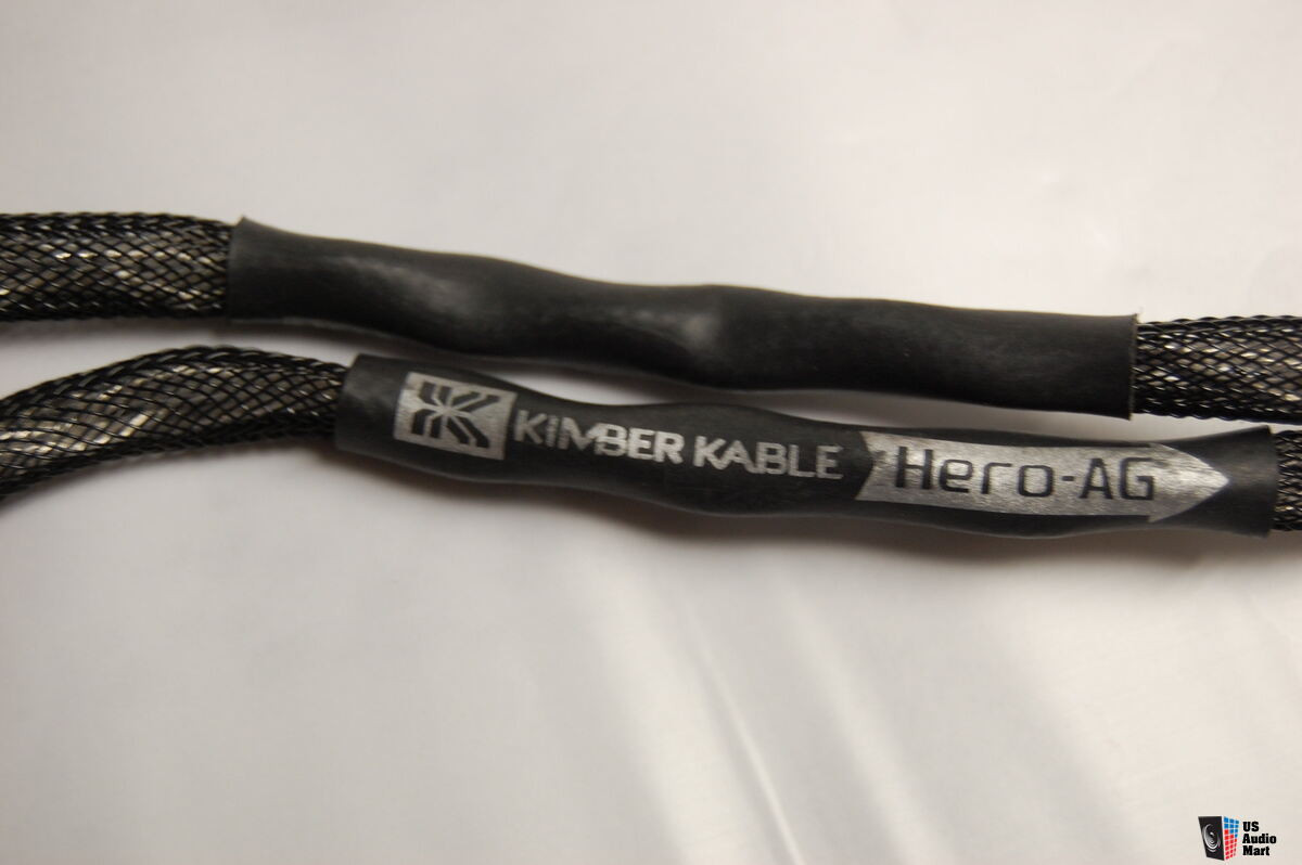 Kimber Kable Hero AG 1.0 Meter Pair Balanced Pure Silver Interconnect ...