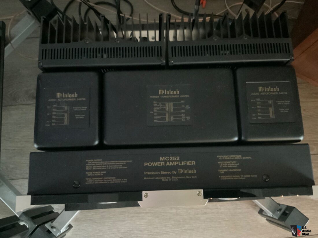 Mcintosh MC252 Power amplifier , original box and power cord! Photo ...