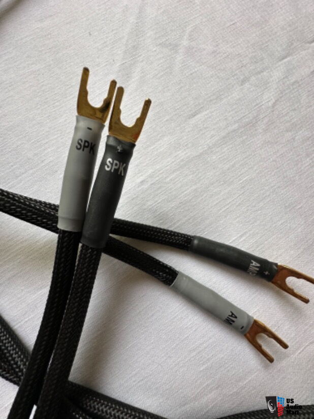 Shunyata Research Delta v2 Speaker Cables. 2M, gold spades both ends ...