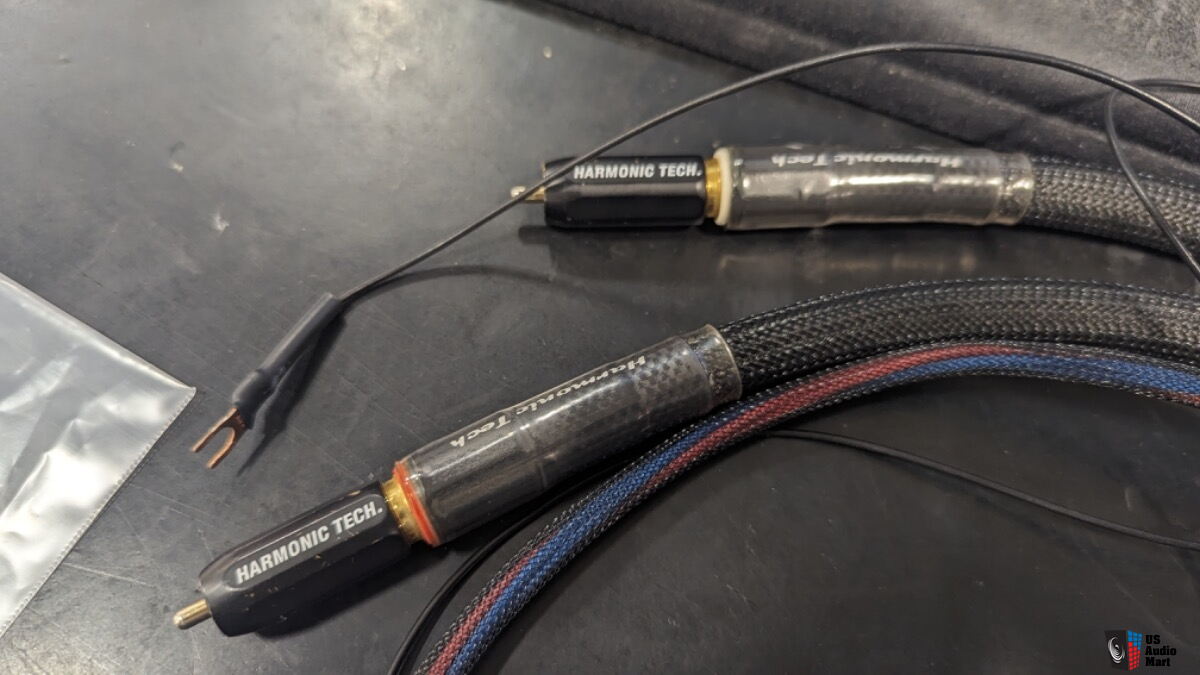 Harmonic Technology Crystal Silver Phono Cable - DIN / RCA Tonearm ...
