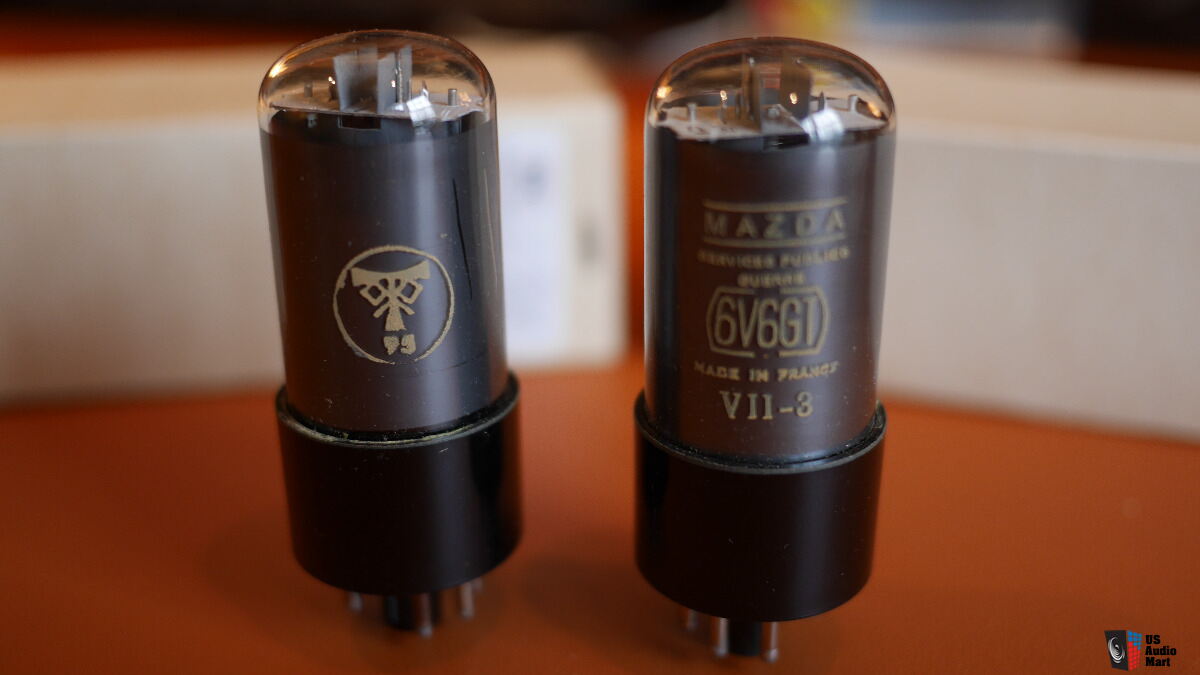 6V6G Tubes: NOS Matched Pair of Mazda 6V6GT (1953 Mil-Spec) Photo ...