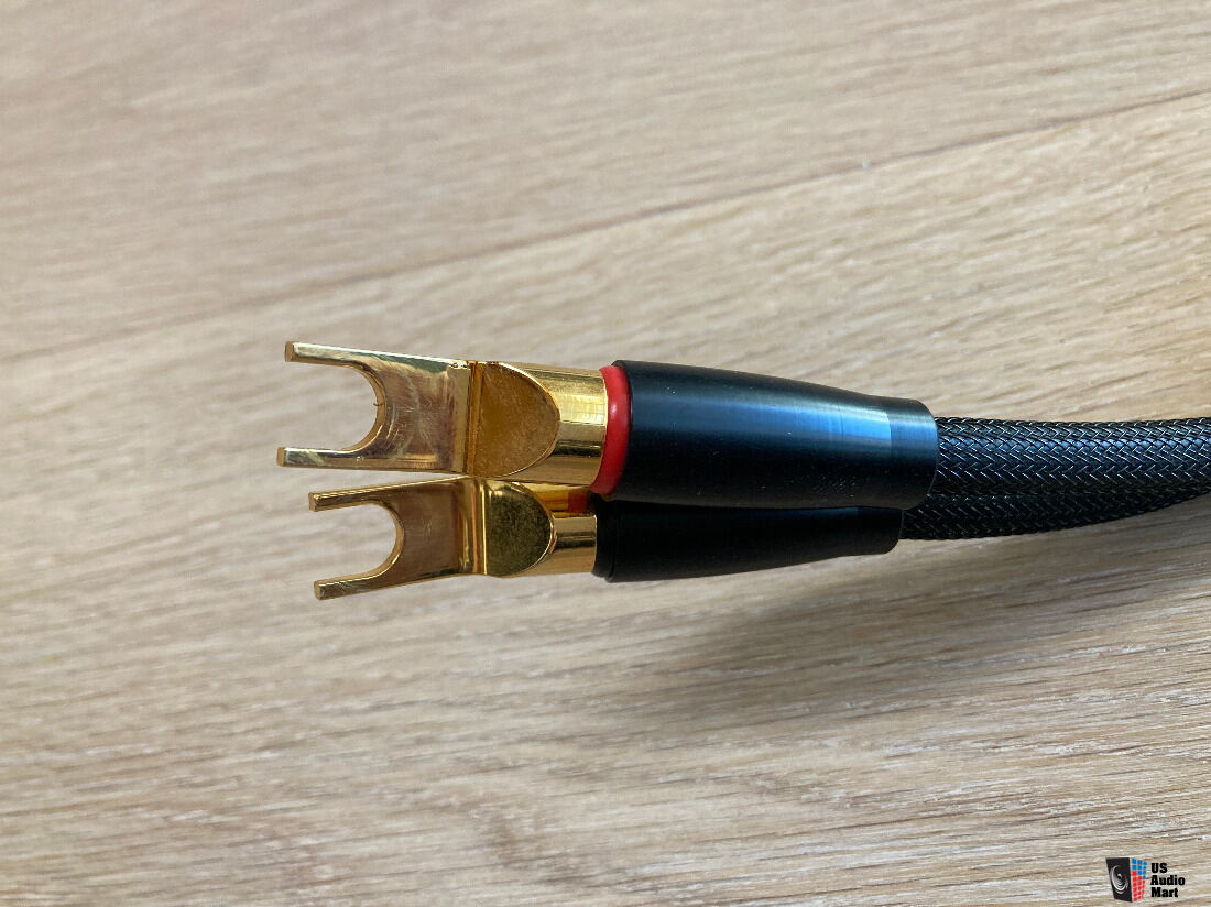 Transparent Audio reference speaker cables GEN5 low-Z, 8ft, spade to ...