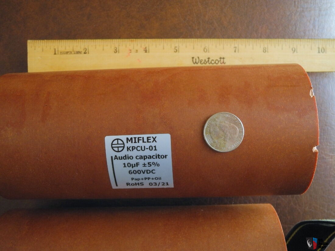 MiFlex KPCU-01 10 microfarad 600V DC capacitor pair Photo #4842697 - US ...