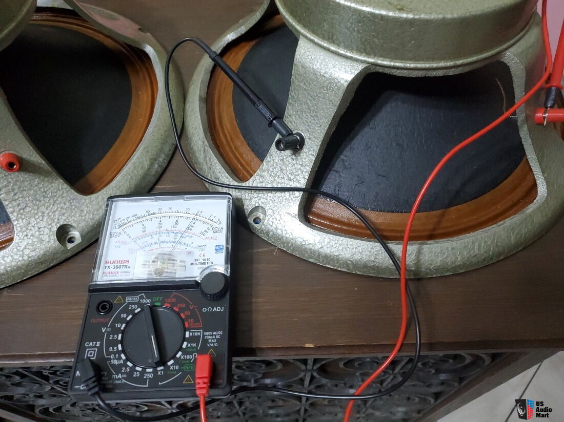 Richard Allan CG15 8ohm 15" Bass Speaker Woofer Pair in Original Box ...