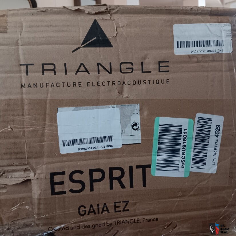 brand new!! open box Triangle GAIA EZ compact floorstander speaker-1 ...