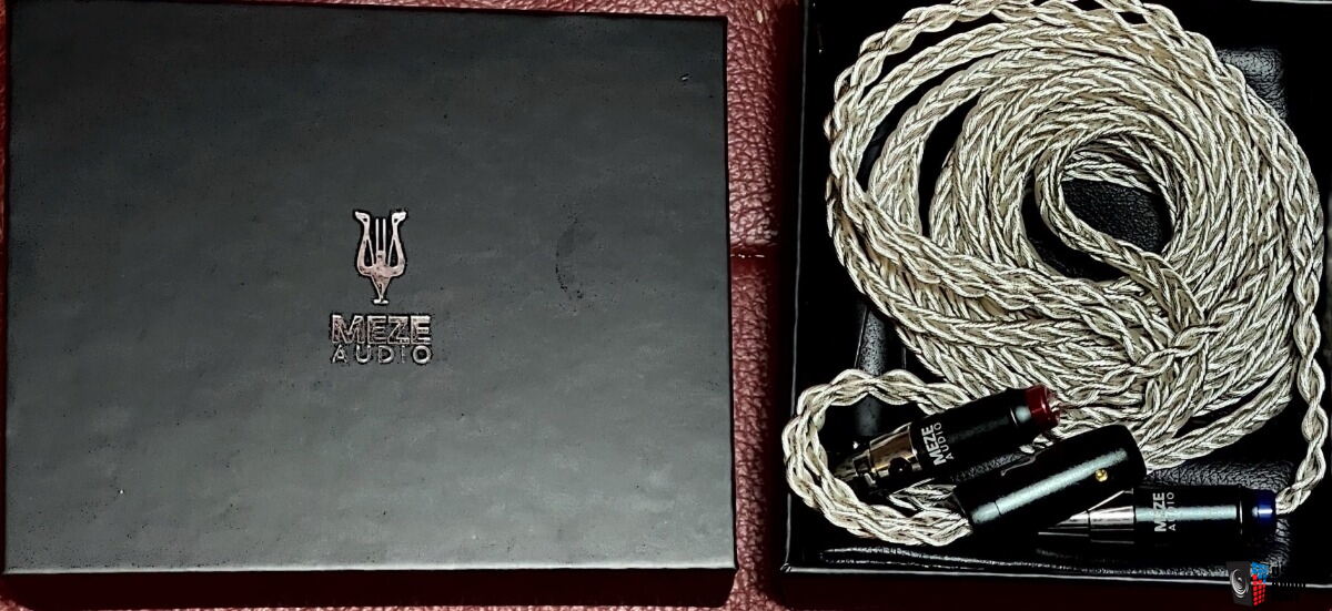 Meze Empyrean/Elite Silver upgrade headphone cable For Sale - US Audio Mart