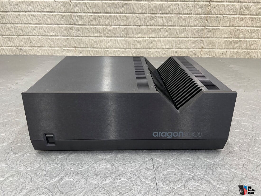 Aragon 8008ST amplifier a real powerhouse! 200w 8 ohms, 400w 4 ohms ...