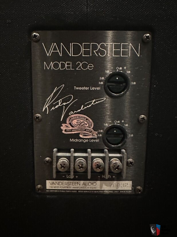 Vandersteen 2ce Signature II Anniversary Edition Photo #4850513 - US ...