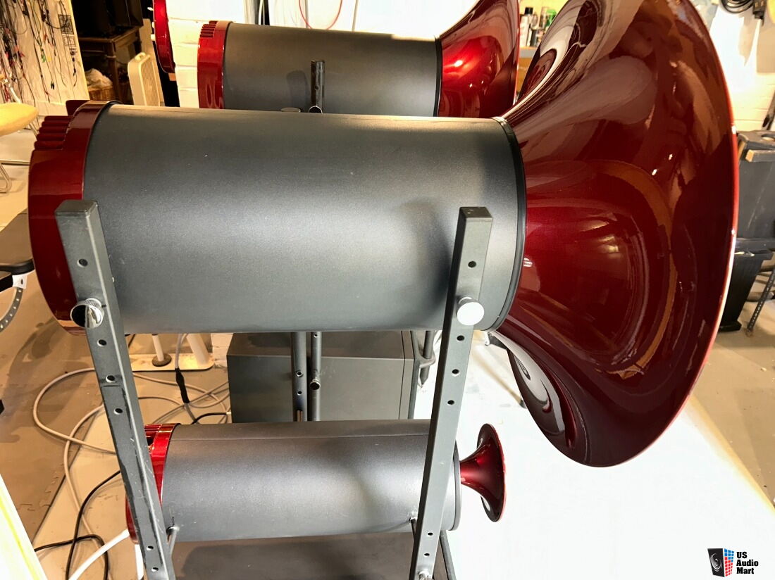 Avantgarde Duo Omega horn speakers, best sound you can get for the ...