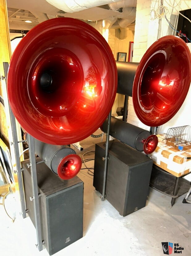 Avantgarde Duo Omega horn speakers, best sound you can get for the ...