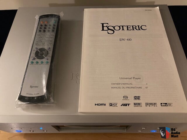 Esoteric DV-60 SACD/CD/DVD player -- in MINT/Brand New condition in ...