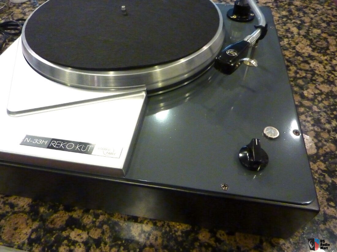 Rek-o-Kut N33H turntable, w/ ESL tonearm. Restored, upgraded, belt ...