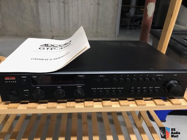 Adcom GFA 535 II Amp / Adcom GTP 450 Preamp Tuner with Remote / Adcom 3 ...