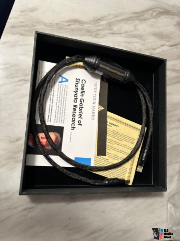 Shunyata Sigma USB cable 1.5m Excellent Condition For Sale - UK Audio Mart