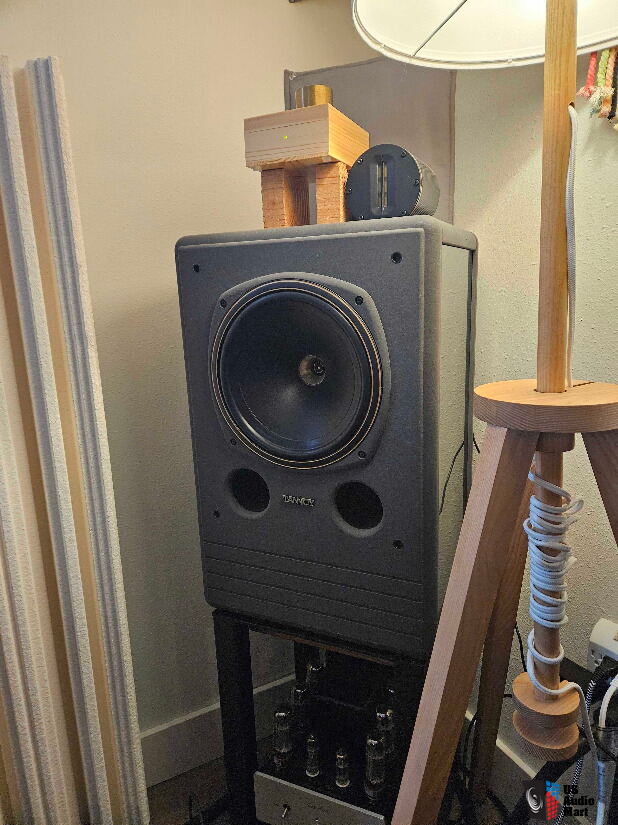 Tannoy System 10 DMT w/ Super Tweeters and Wharfedale Linton Stands ...