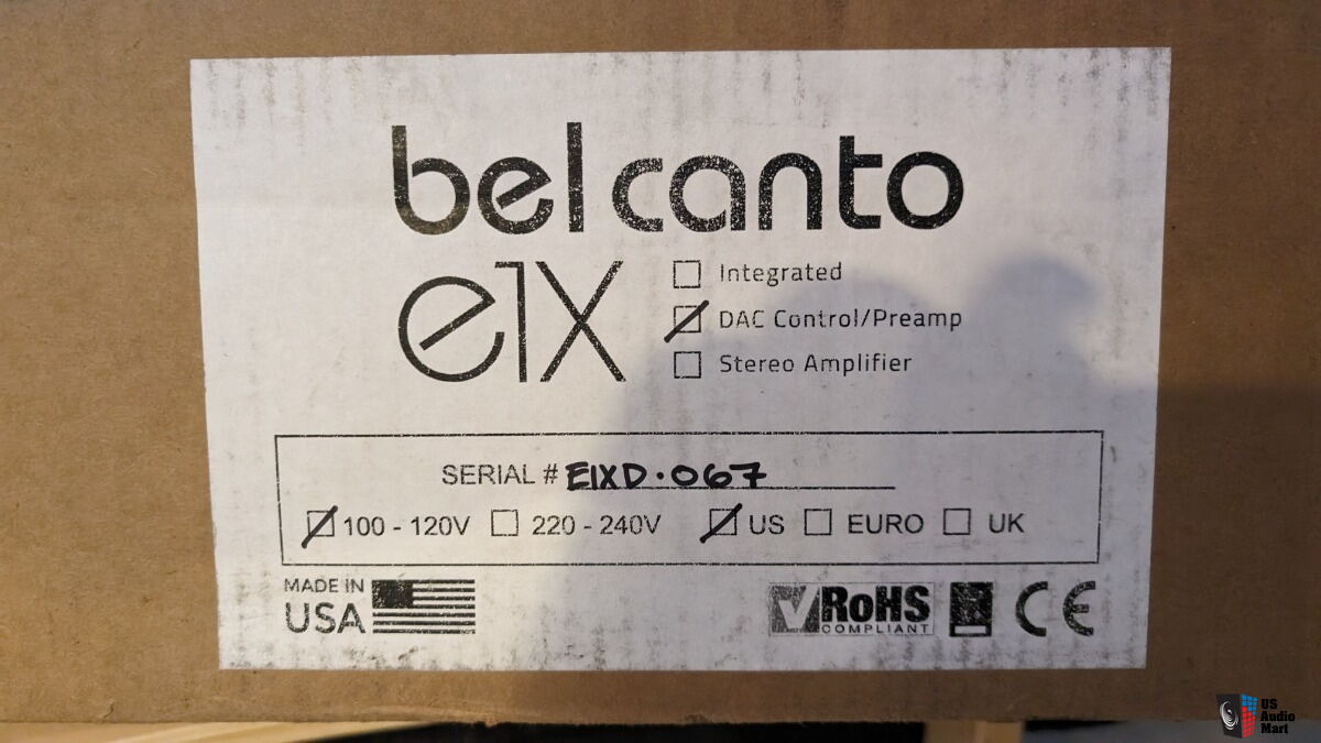Bel Canto E1X DAC/Preamplifier and Amplifier Photo #4863631 - US Audio Mart