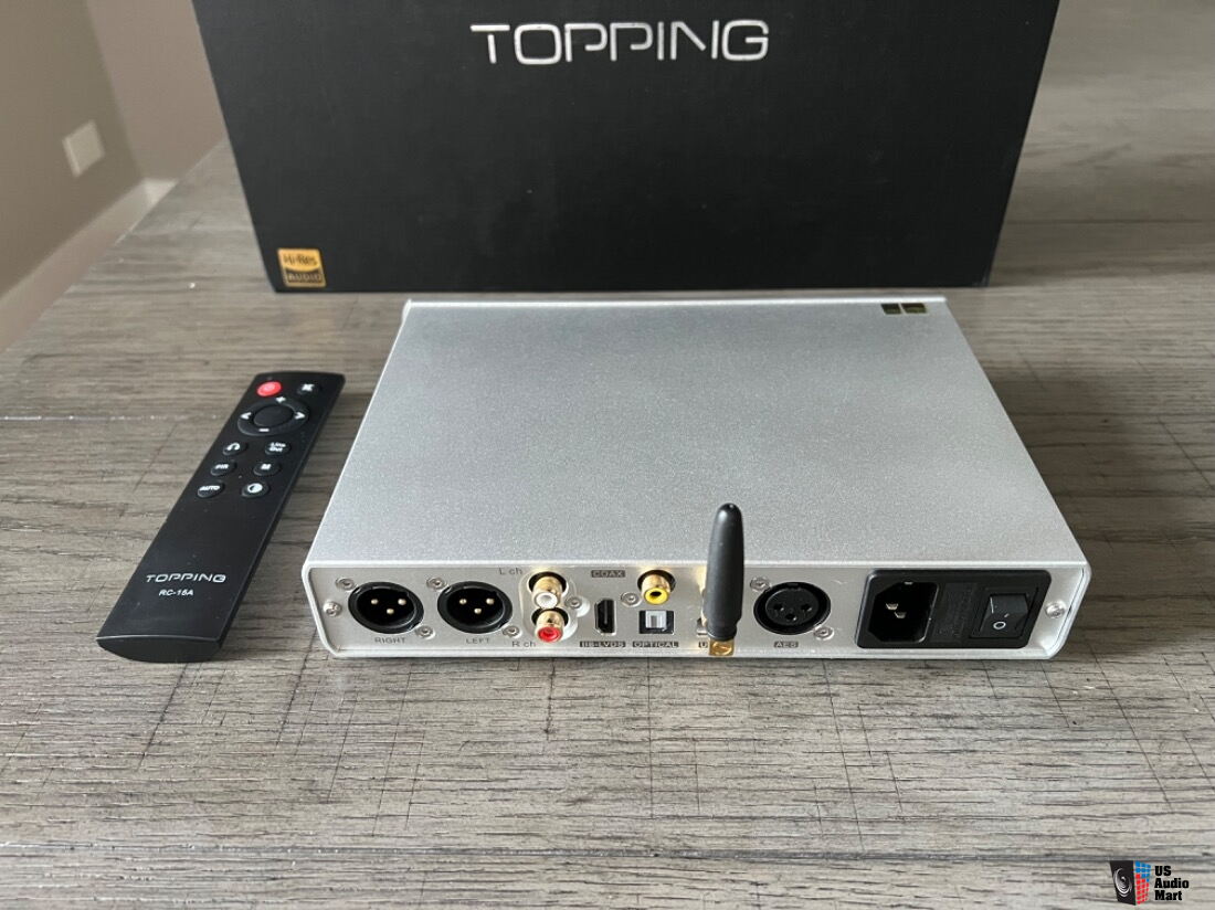 Topping D90 LE Fully Balanced DAC ES9038PRO BT/USB/IIS/Opt/Coax/AES Hi ...
