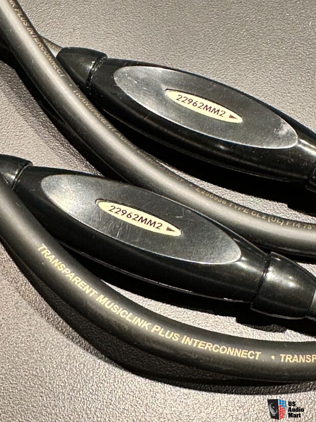 Transparent Audio MusicLink Plus RCA Interconnect Photo #4866718 - US ...