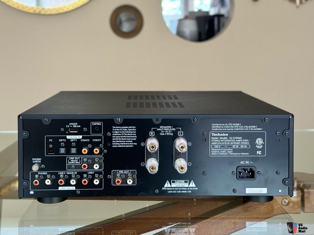 Technics SU-G700M2 Integrated Amplifier w/ MM/MC Phono, Free Shipping ...