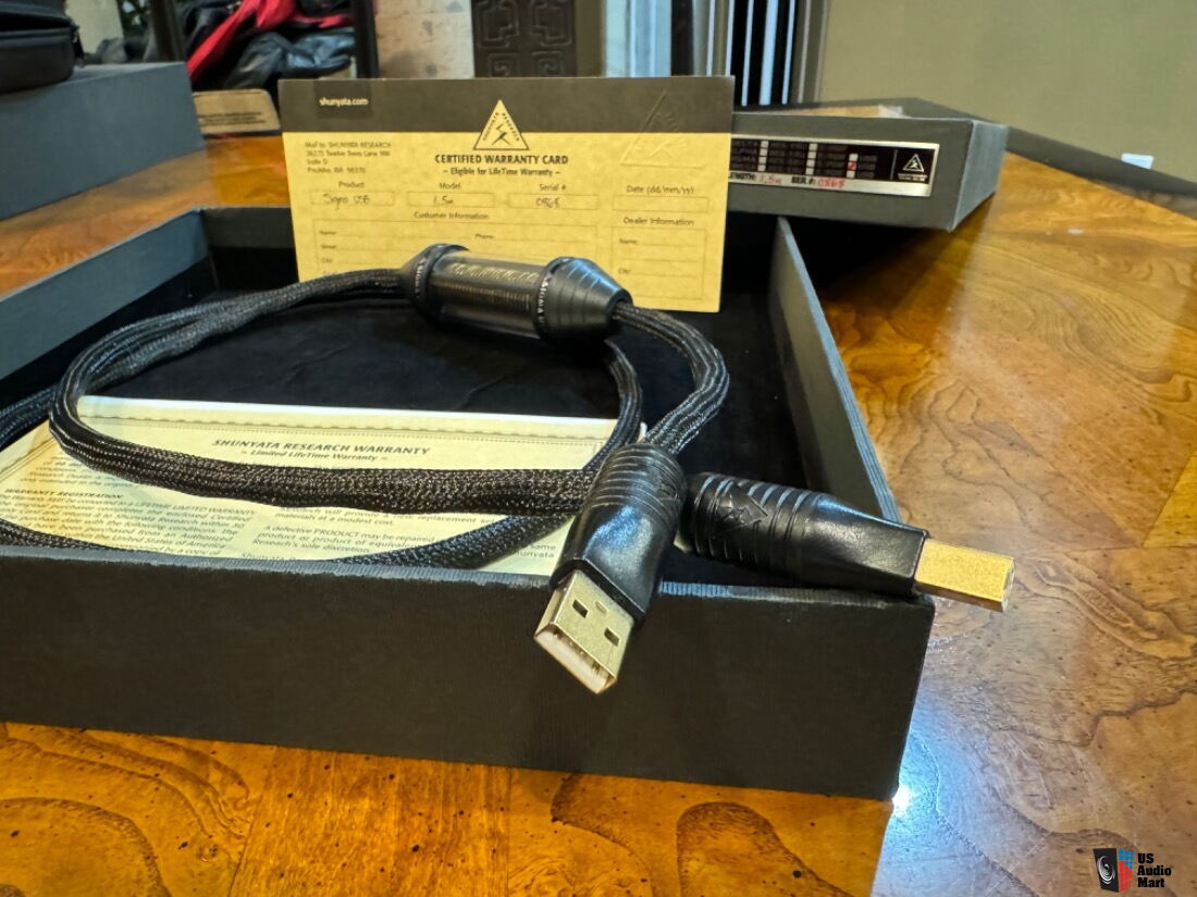 Shunyata Sigma USB Cable 1.5 meter Photo #4867924 - US Audio Mart