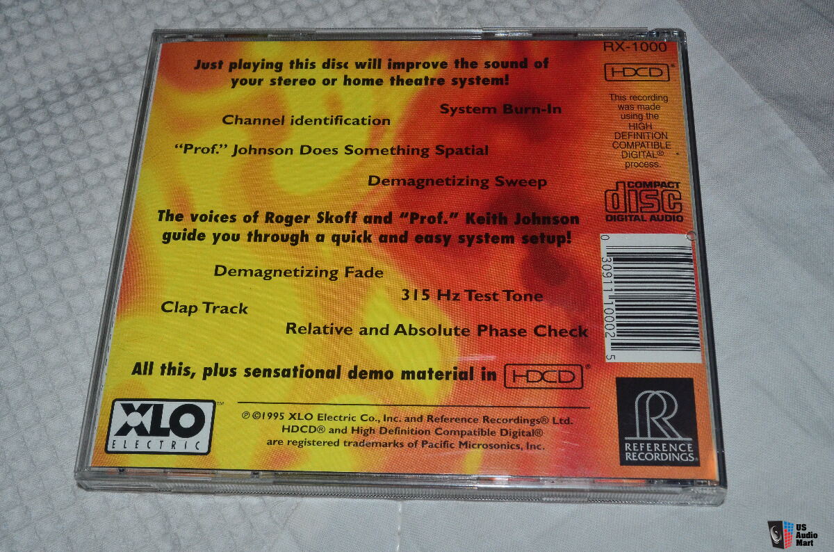 RARE Reference Recordings XLO HDCD 24kt GOLD Test Burn-In Audiophile CD ...