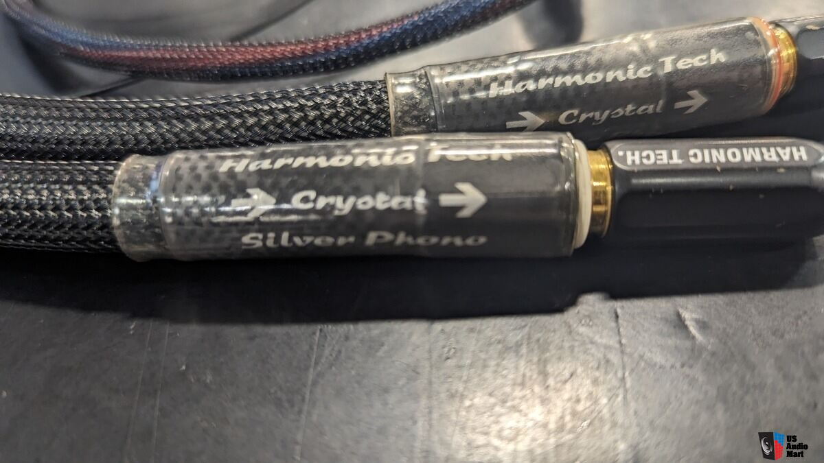 Harmonic Technology Crystal Silver Phono Cable - DIN / RCA Tonearm ...