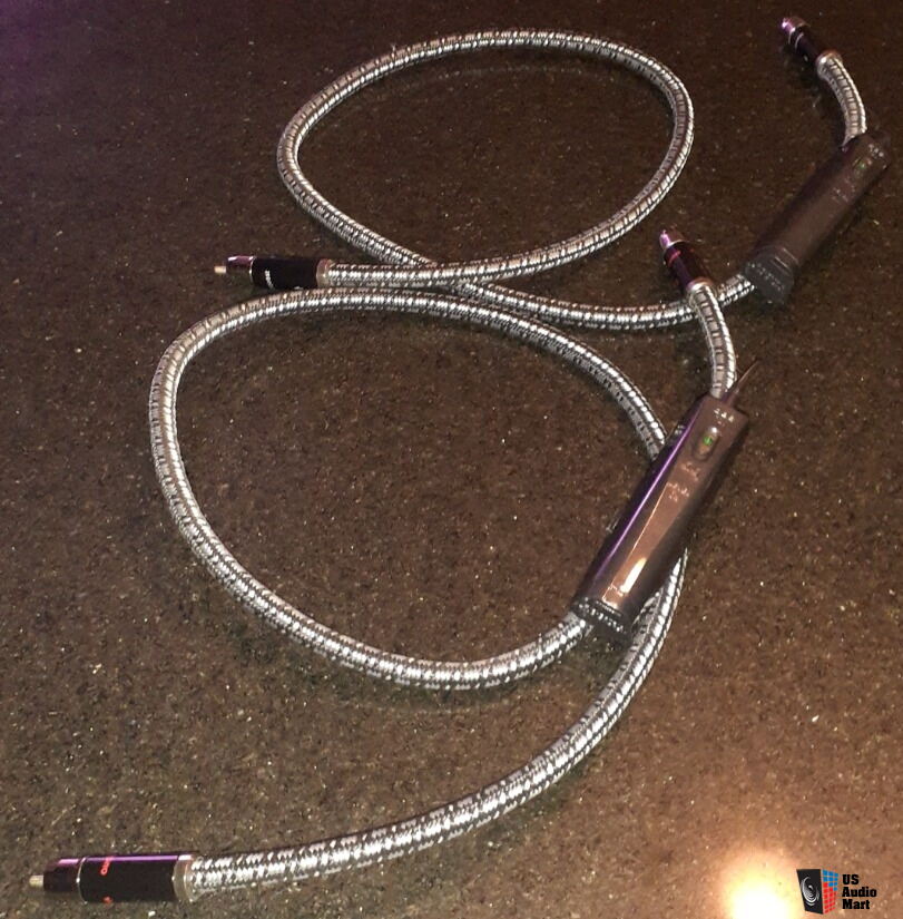 Audioquest Niagara RCA Pair with Level X 72v DBS Packs 1m Pure Silver ...