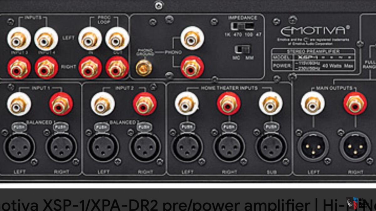 Emotiva XSP-1 Gen 2 fully balanced differential reference 2 channel ...