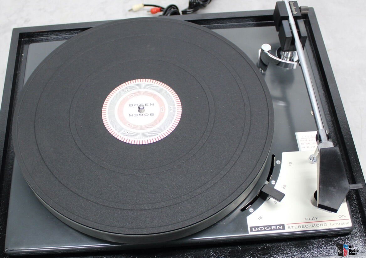 Vintage Bogen B-52 (Lenco L75) Chassis Idler Wheel Turntable Photo ...