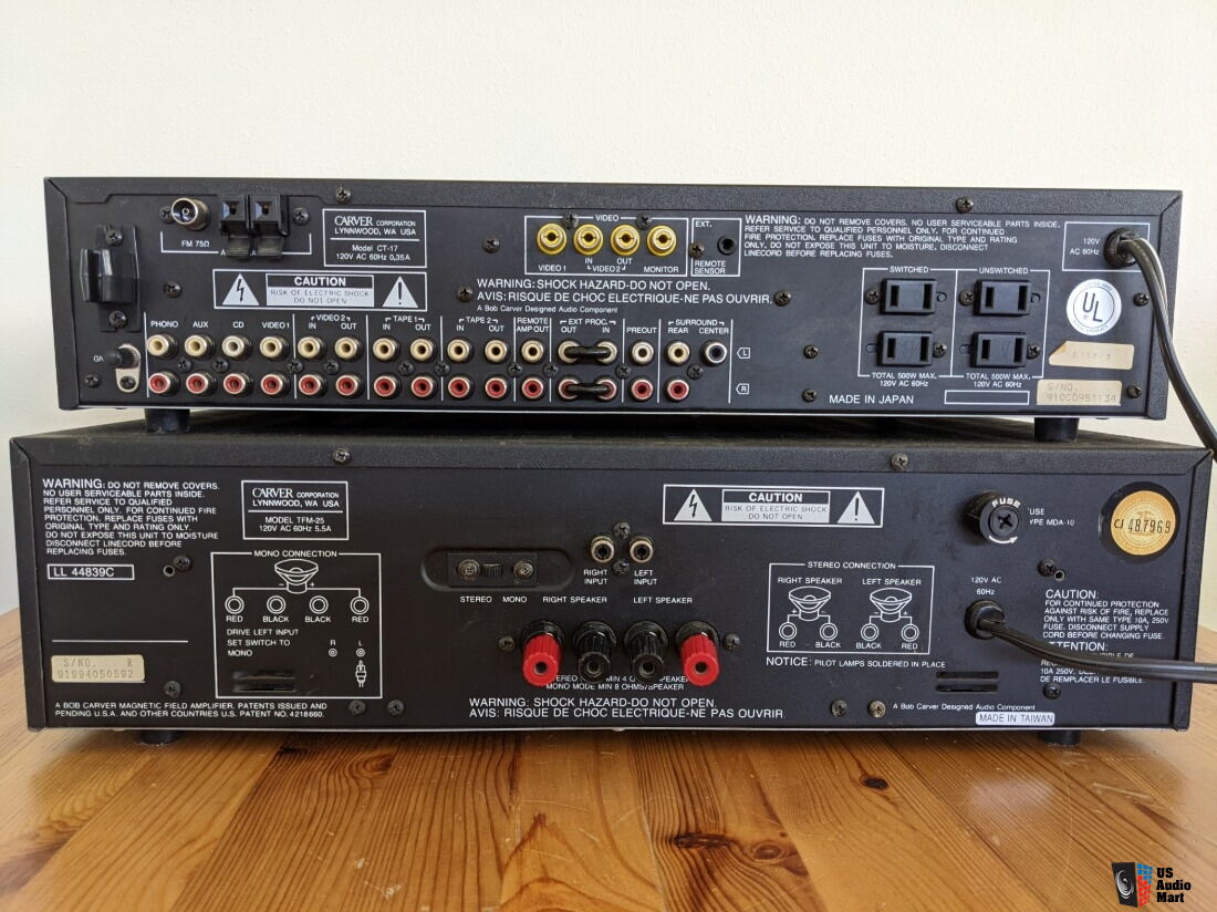 Carver CT-17 - PRE Amp ONLY Photo #4924936 - US Audio Mart