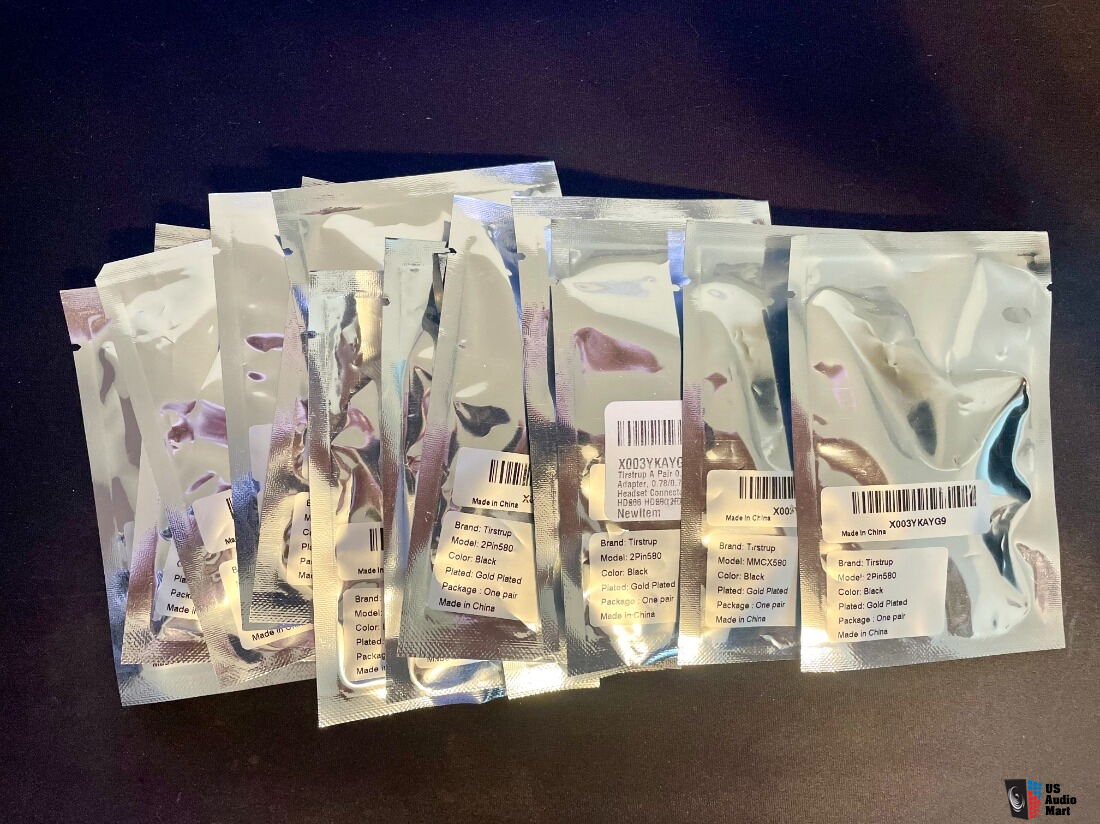 Lot of 15 packs MMCX Cable Adapter to Sennheiser HD414 HD650 HD600 ...