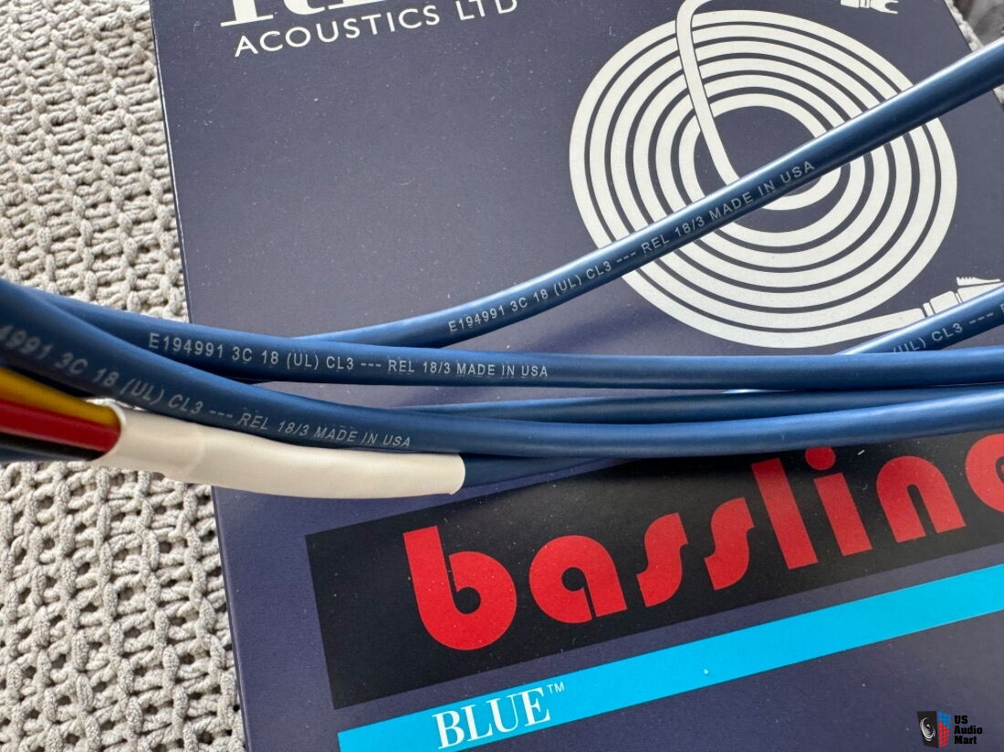 REL T7x subwoofer with upgraded BASSLINE BLUE cable Photo #4880862 - US ...