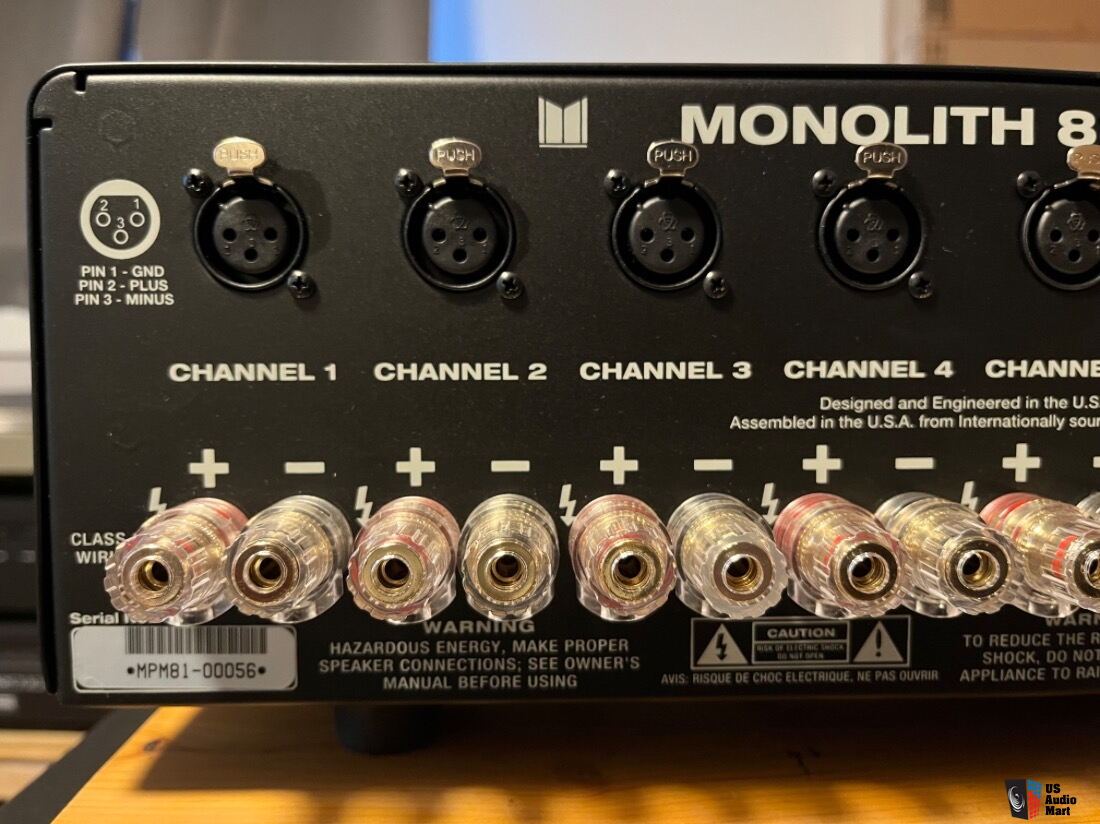 Monolith by Monoprice M8125x Amplifier 8x100 WPC Photo #4881184 - US ...