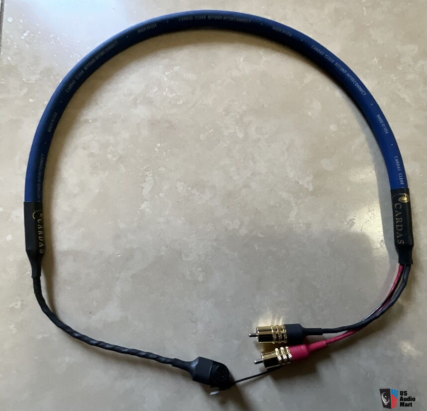 Cardas Clear Beyond phono cable 2-meter SME - RCA Photo #4881975 - US ...