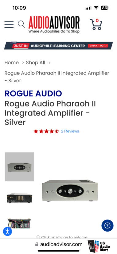 Rogue Audio Pharaoh II Integrated Amplifier Photo #4882686 - US Audio Mart